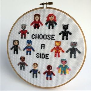 Wall Decor | Marvel Hand Stitched Home Decor Sign | Poshmark